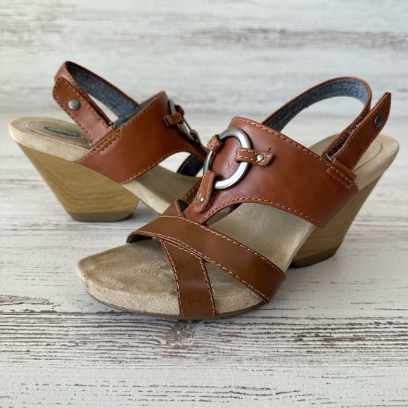 Dr. Scholl's | Shoes | Dr Scholls Y2k Pondering Leather Oring Peep Toe ...